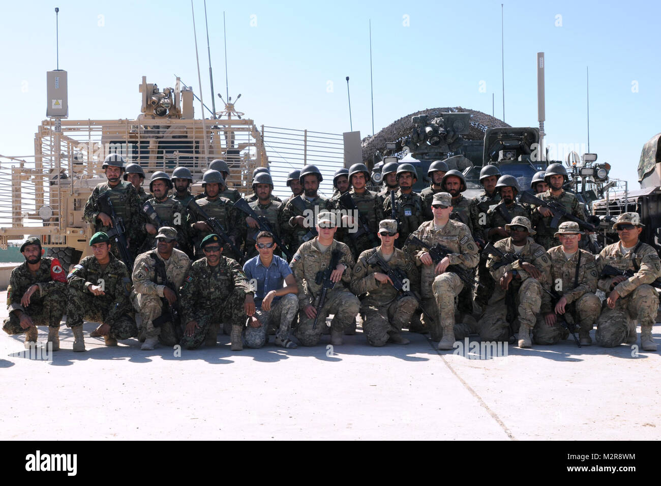 Soldiers from 3rd Platoon "Misfits" 73rd Engineer Company, 1st Stryker ...