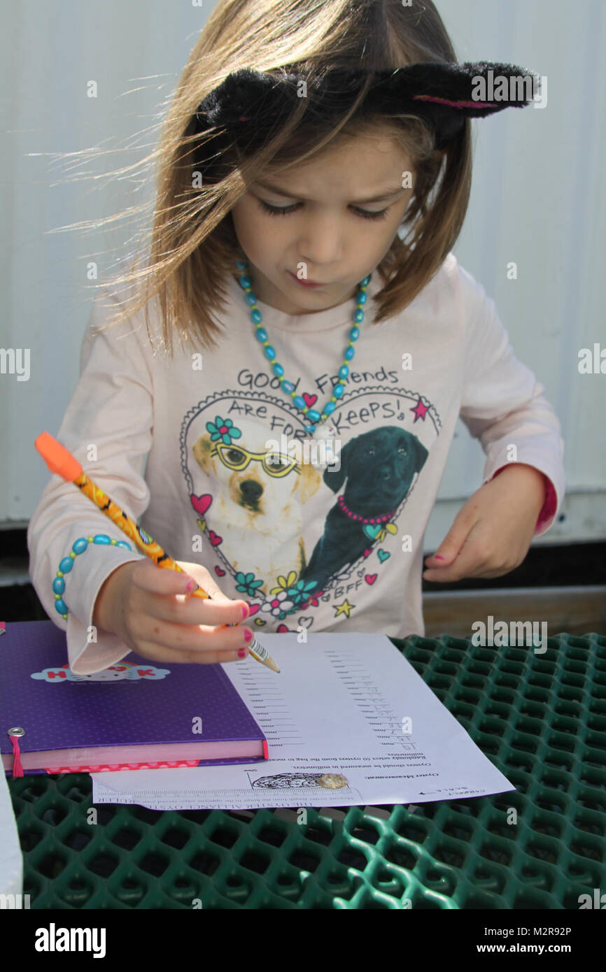 FORT NORFOLK, Va. -- Avery Solan, 7, the daughter of a Norfolk District ...