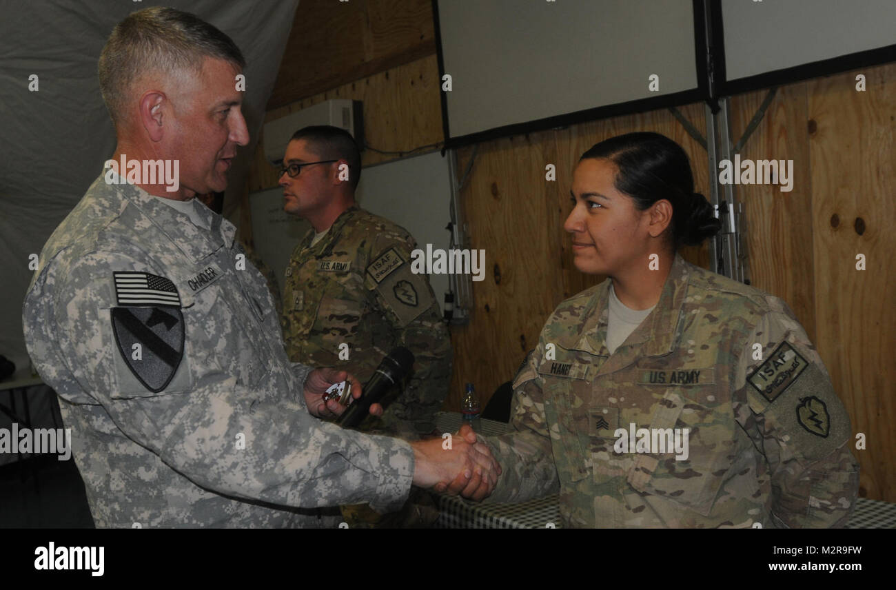 Raymond F. Chandler III, the Sergeant Major of the Army, visits with ...