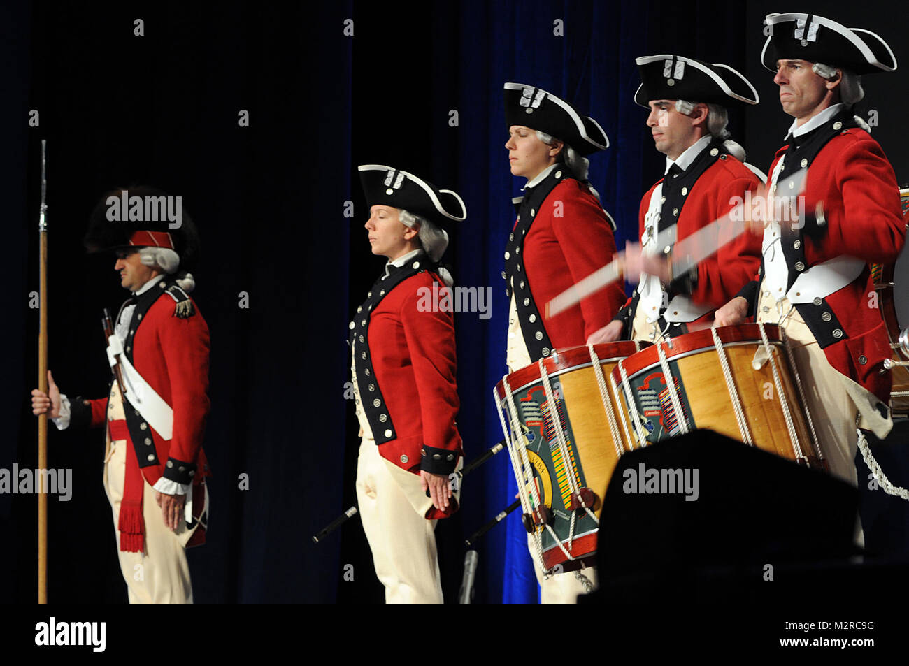 The United States Army Old Guard Drum and Fife Corps performs during ...