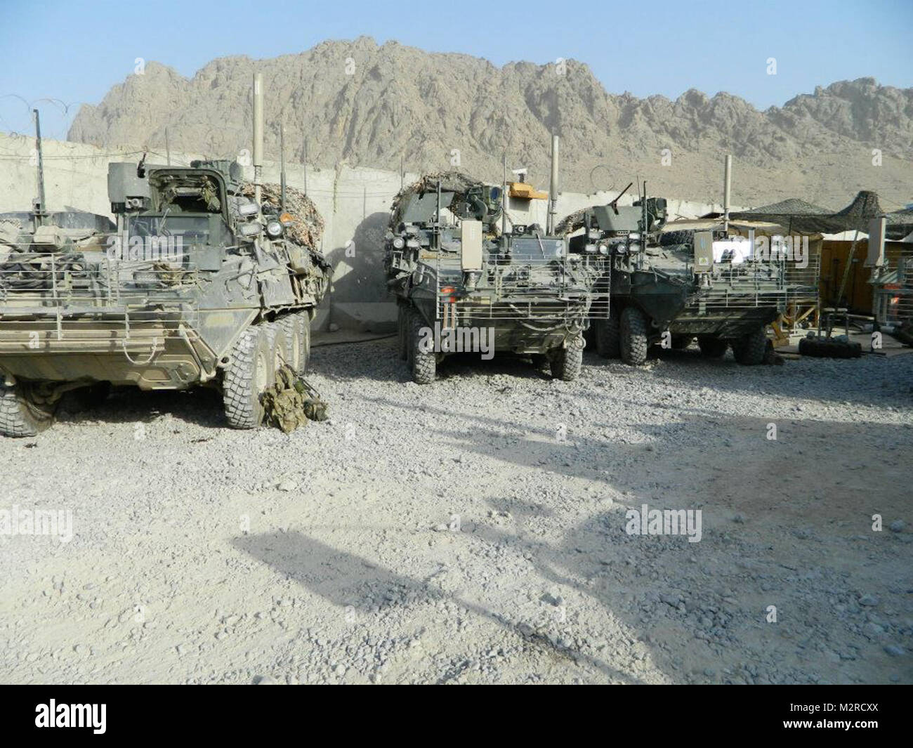 Strykers stand ready by 1 Stryker Brigade Combat Team Arctic Wolves ...