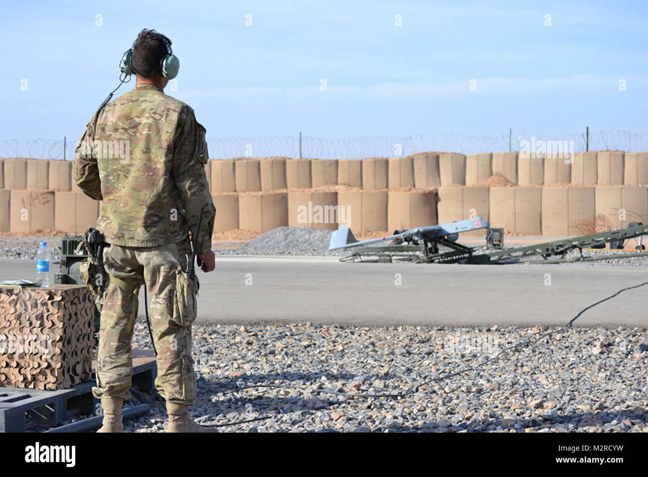Shadow Unmanned Aerial System (UAS) launch by Georgia National Guard ...