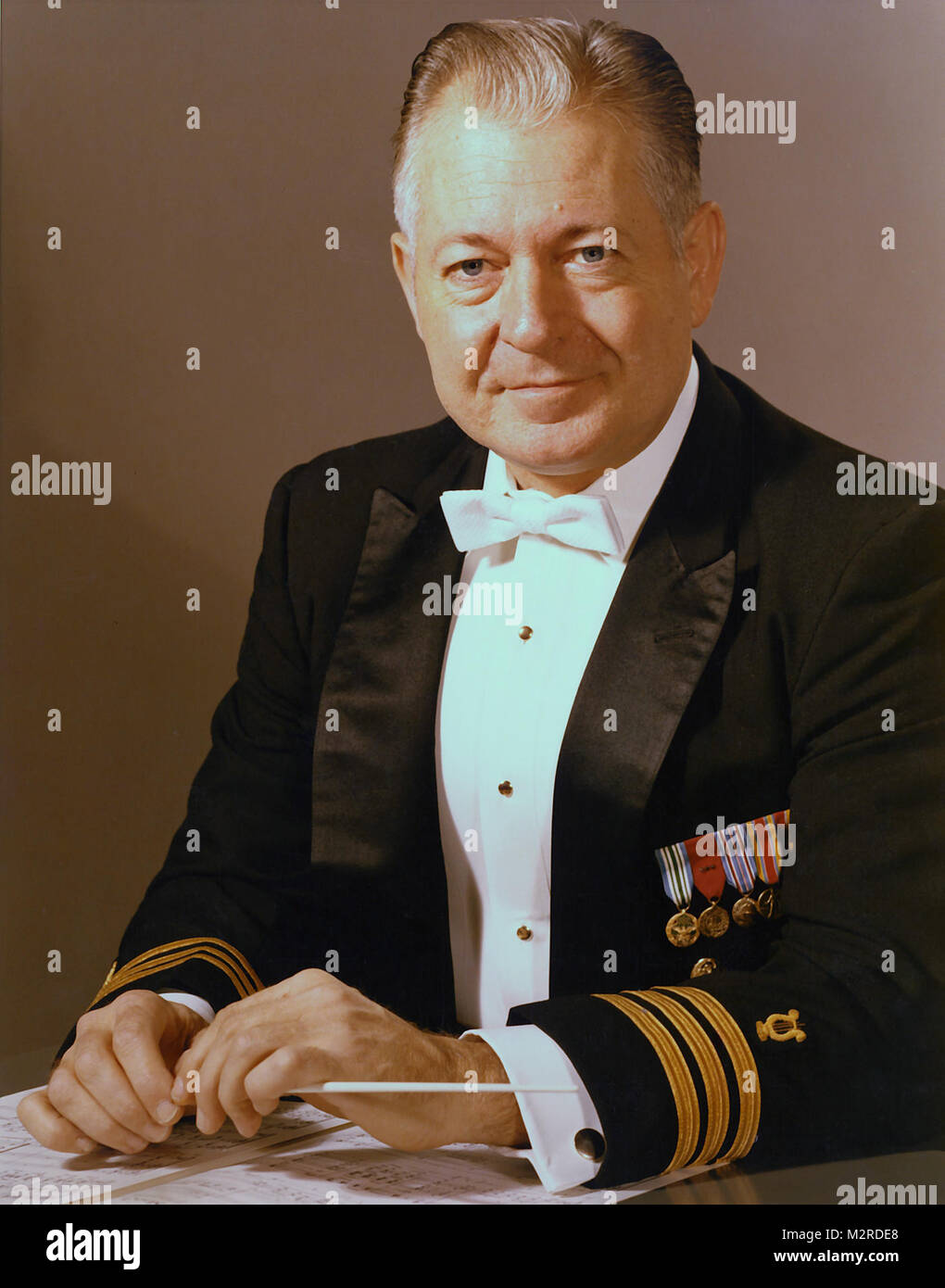 Cmdr. Donald W. Stauffer by United States Navy Band Stock Photo - Alamy