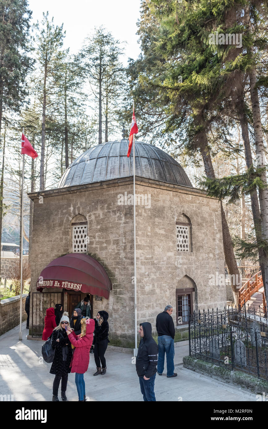 Unidentified people visit Ghazi Suleyman,Suleiman Pasha Mosque and ...