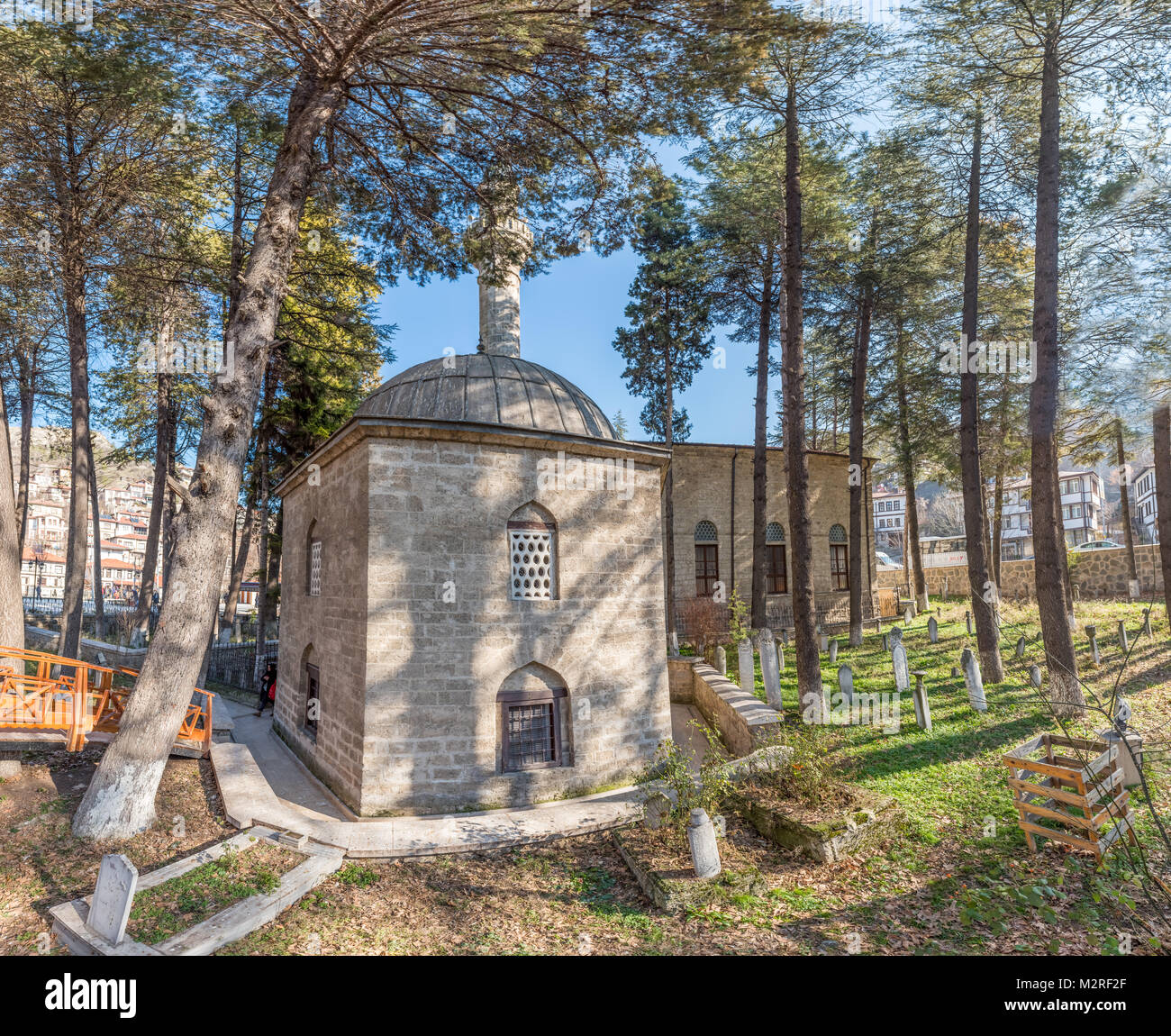Unidentified people visit Ghazi Suleyman,Suleiman Pasha Mosque and ...