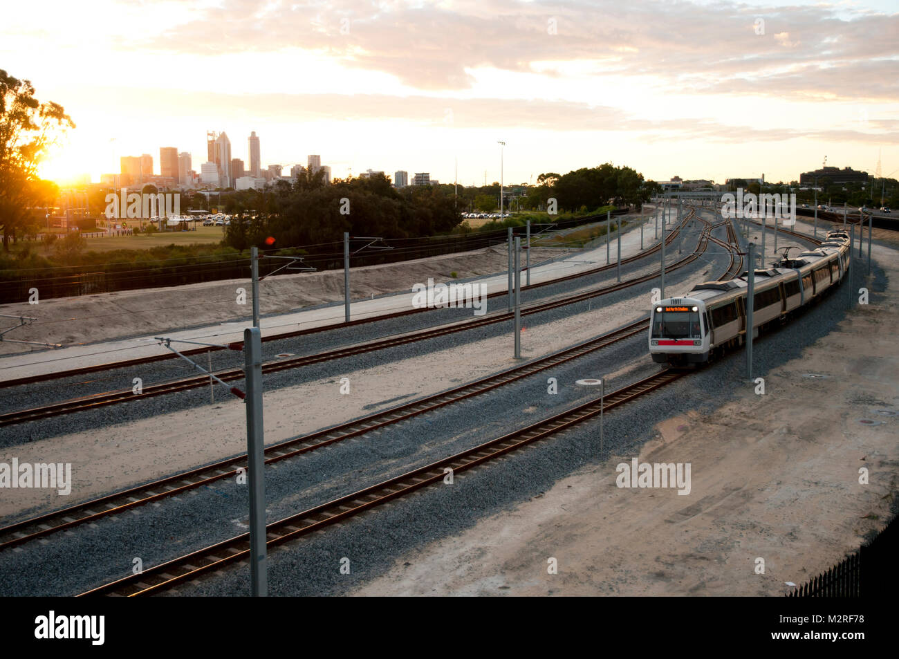 Train in Perth - Australia Stock Photo - Alamy