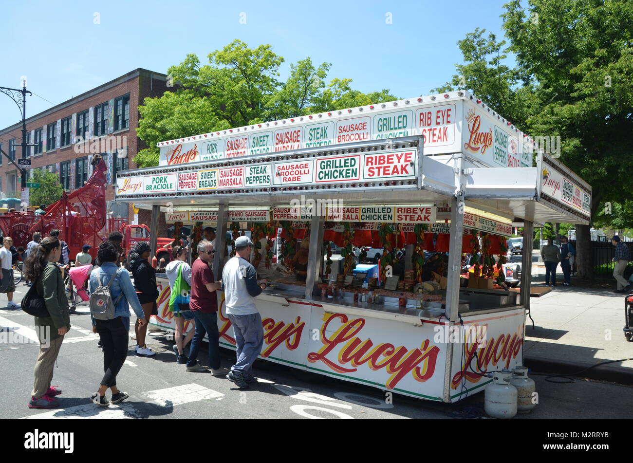 Cooked meats in street hi-res stock photography and images - Alamy