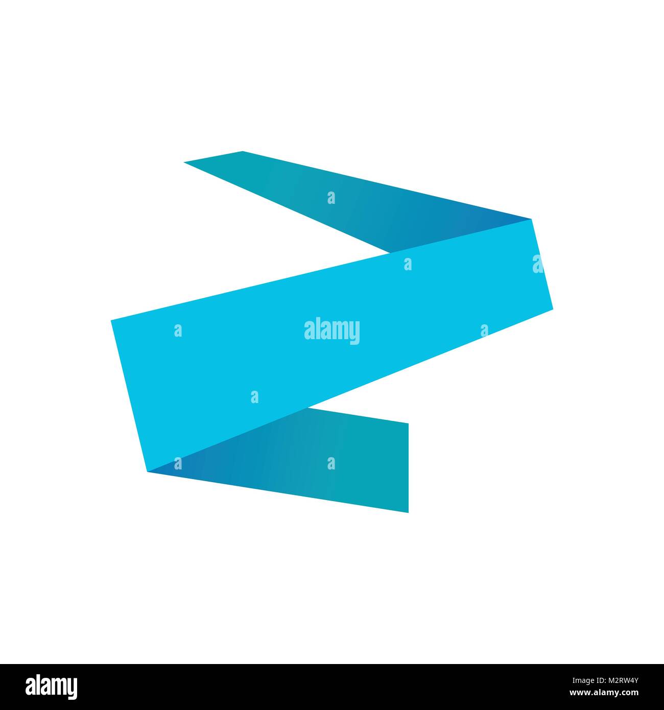 Edgy Ribbon Abstract Corporate Symbol Vector Illustration Graphic ...