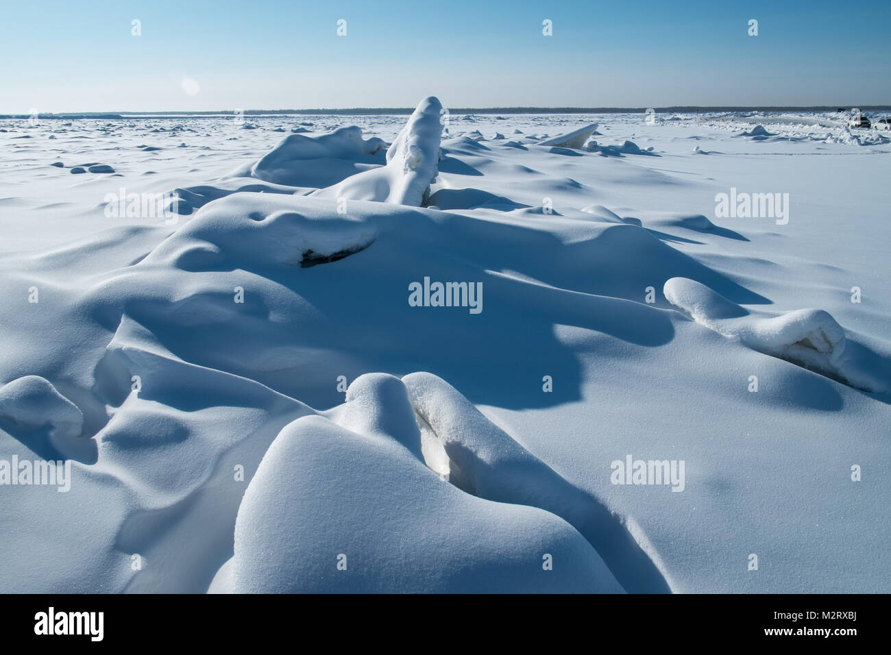 The river Lena near Yakutsk in Siberia, becomes a major highway when it ...