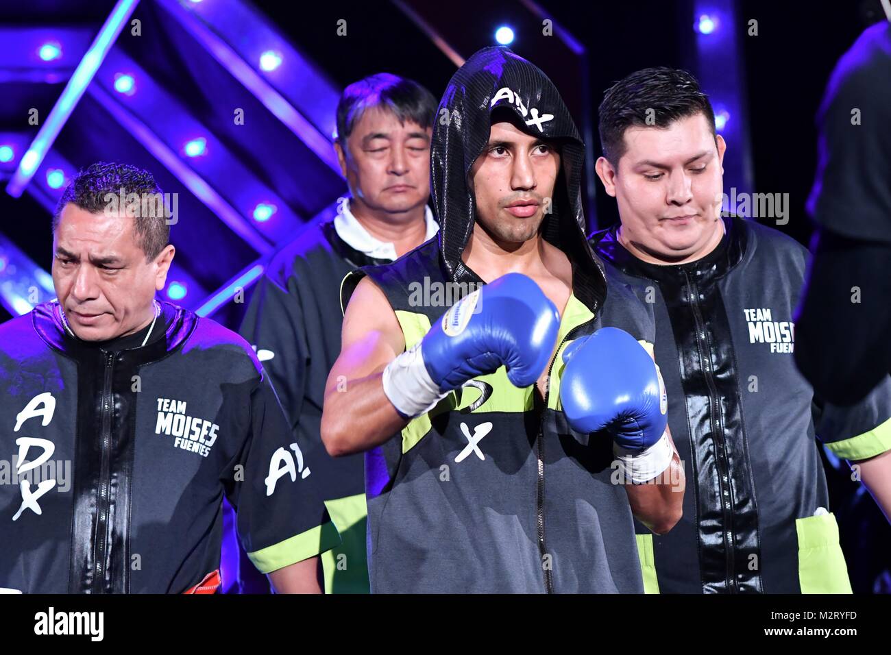 Naha, Okinawa, Japan. 4th Feb, 2018. Moises Fuentes (MEX) Boxing ...