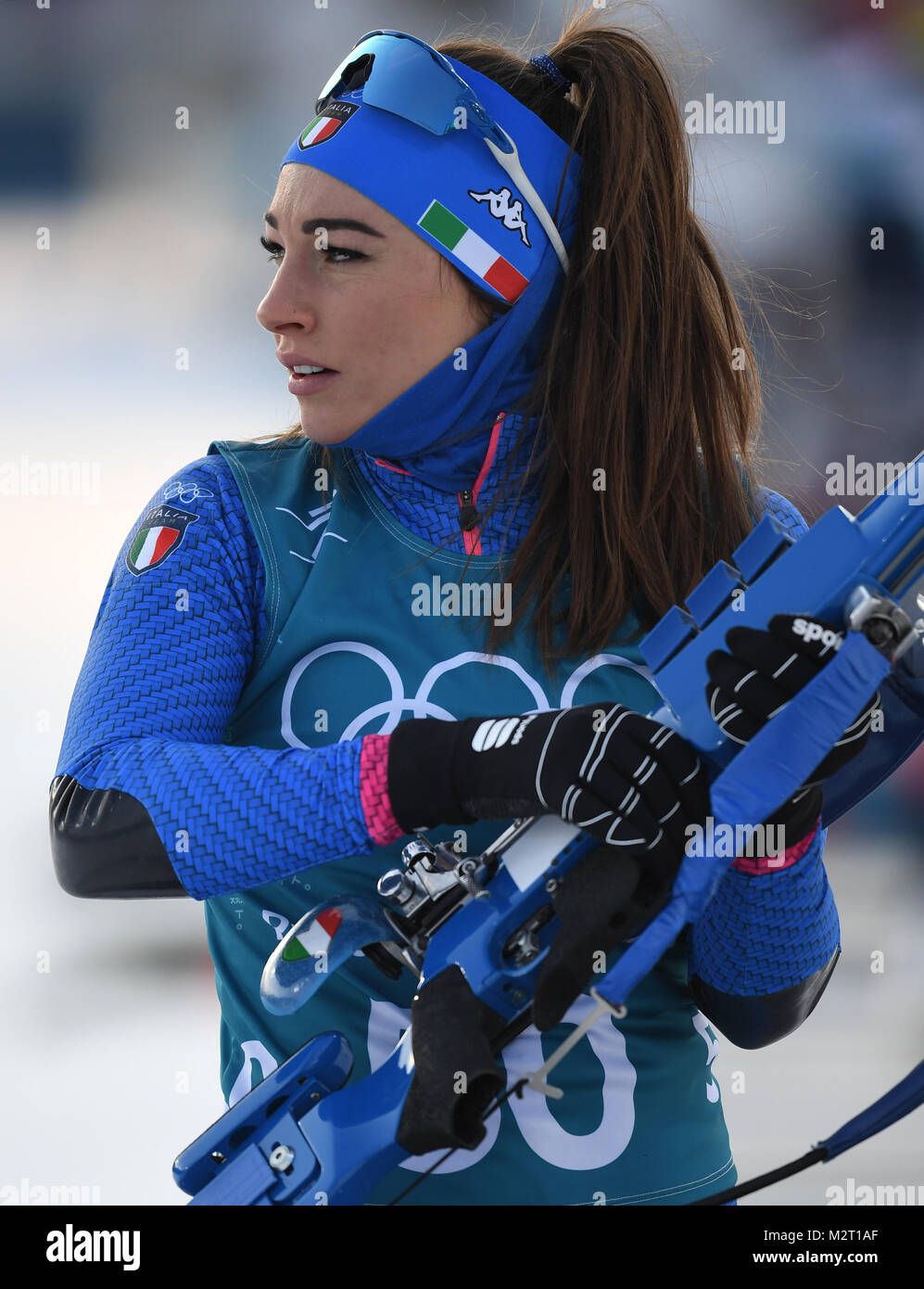 Pyeongchang, South Korea. 08th Feb, 2018. Italian biathlete Dorothea ...