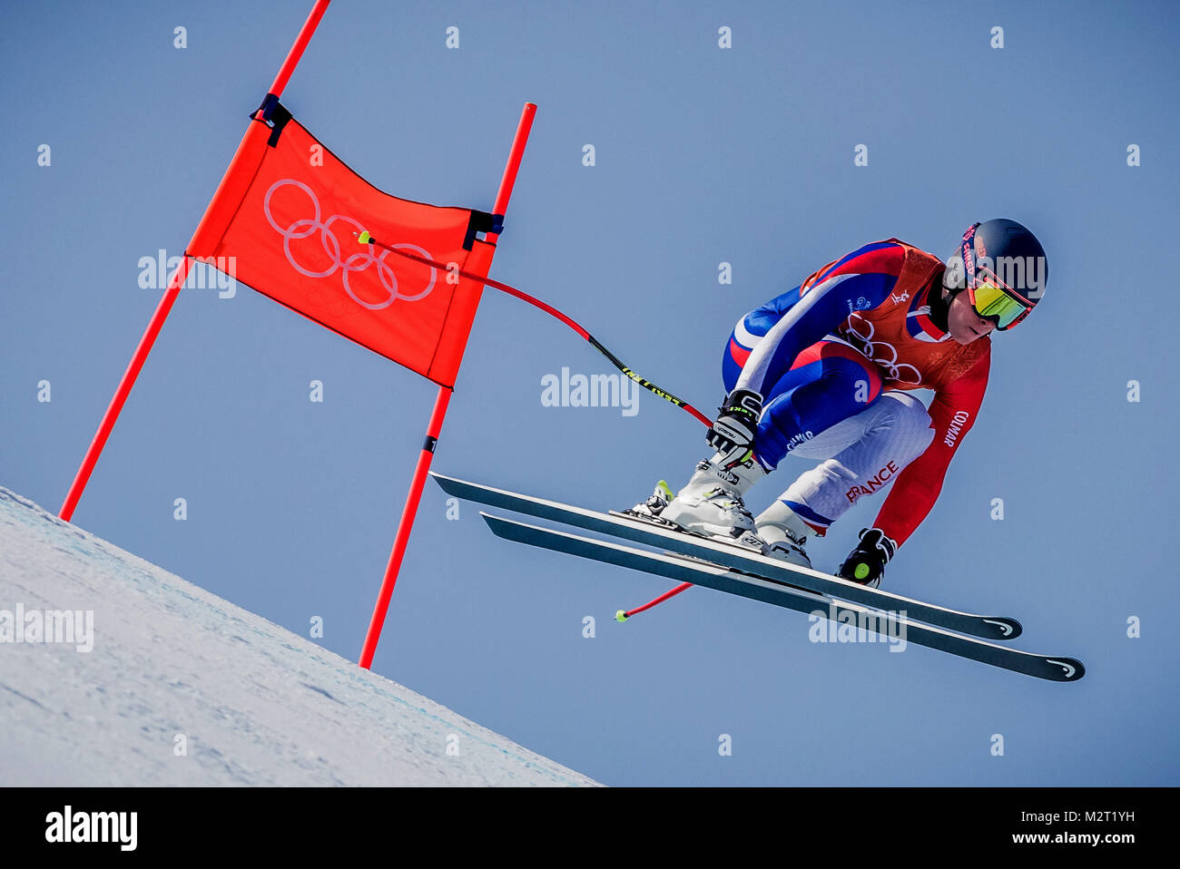 Pyeongchang, South Korea. 08th Feb, 2018. Alexis Pinterault from France ...