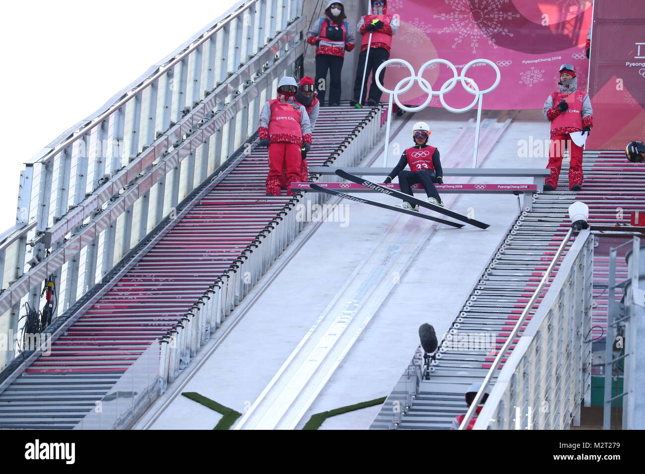 Pyeongchang, South Korea. 08th Feb, 2018. Sara Takanashi from Japan ...