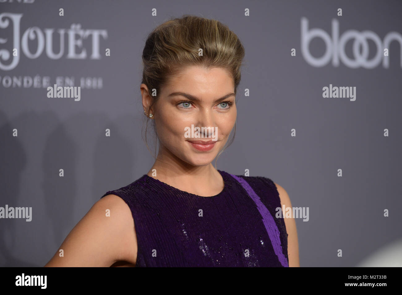 New York, USA. 7th Feb, 2018. Jessica Hart attends the 2018 amfAR Gala ...