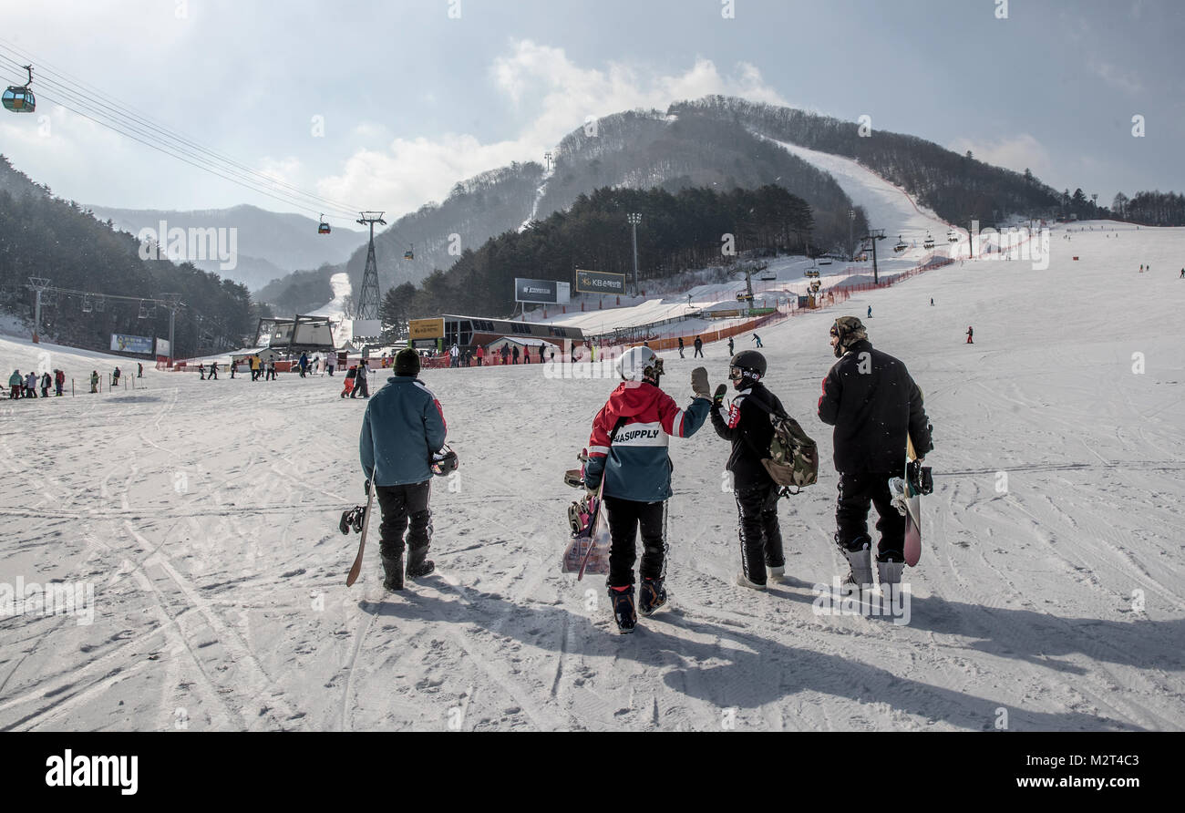 February 6th 2018, Pyeongchang, South Korea, 2018 Olympic Winter games ...