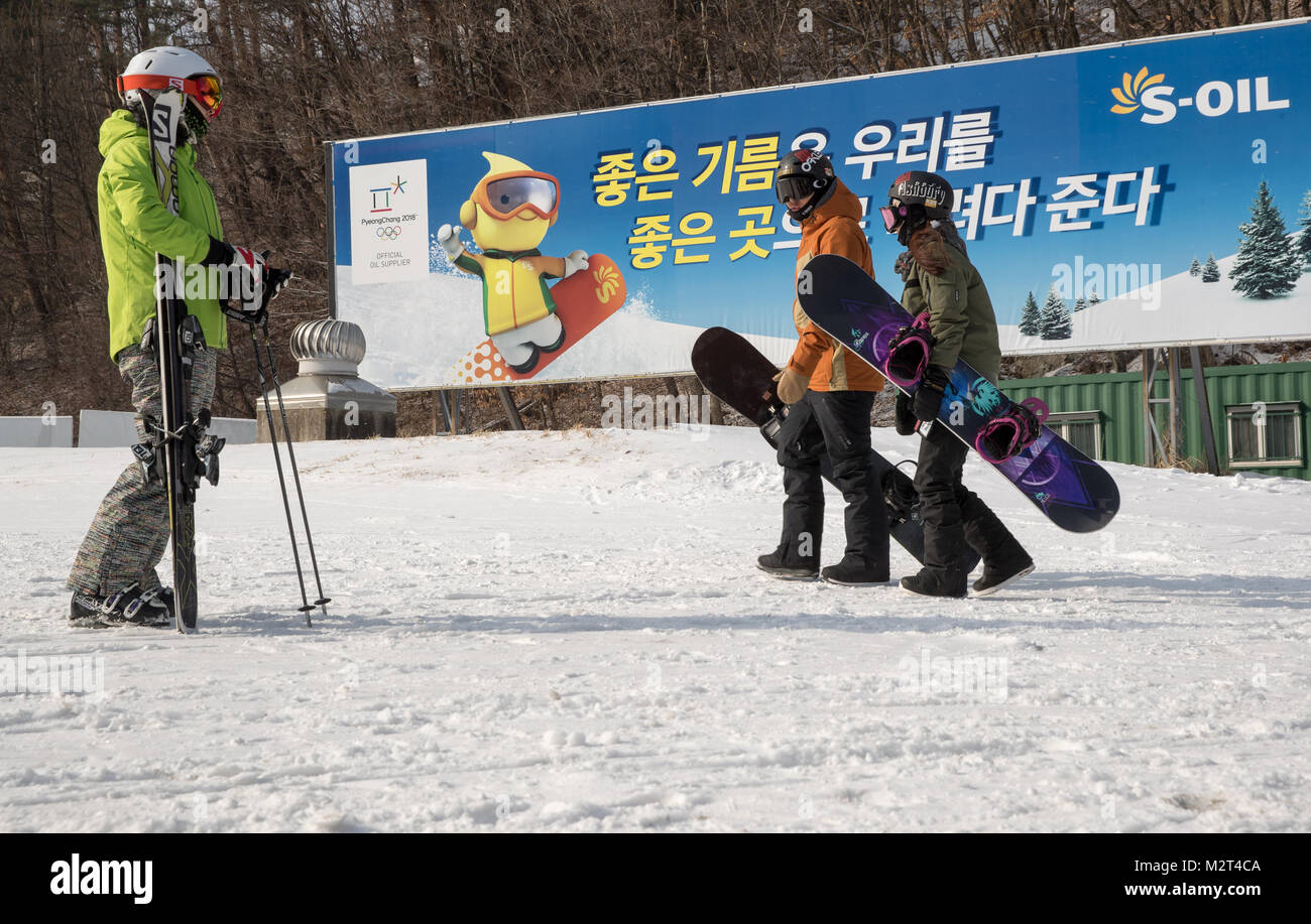 February 6th 2018, Pyeongchang, South Korea, 2018 Olympic Winter games ...