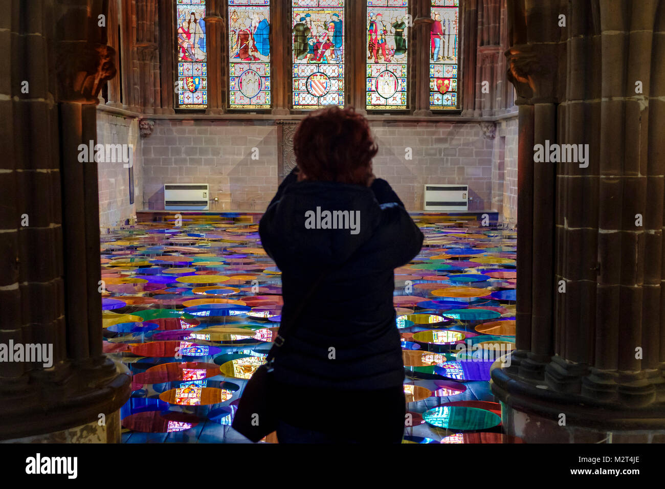 Light installation entitled in hi-res stock photography and images - Alamy