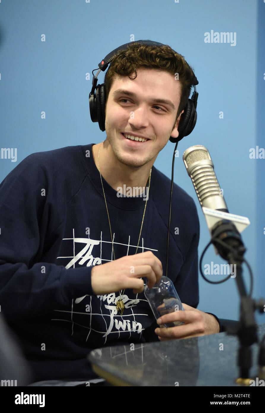 New York, NY, USA. 8th Feb, 2018. Lauv, aka Ari Staprans Lef inside for ...