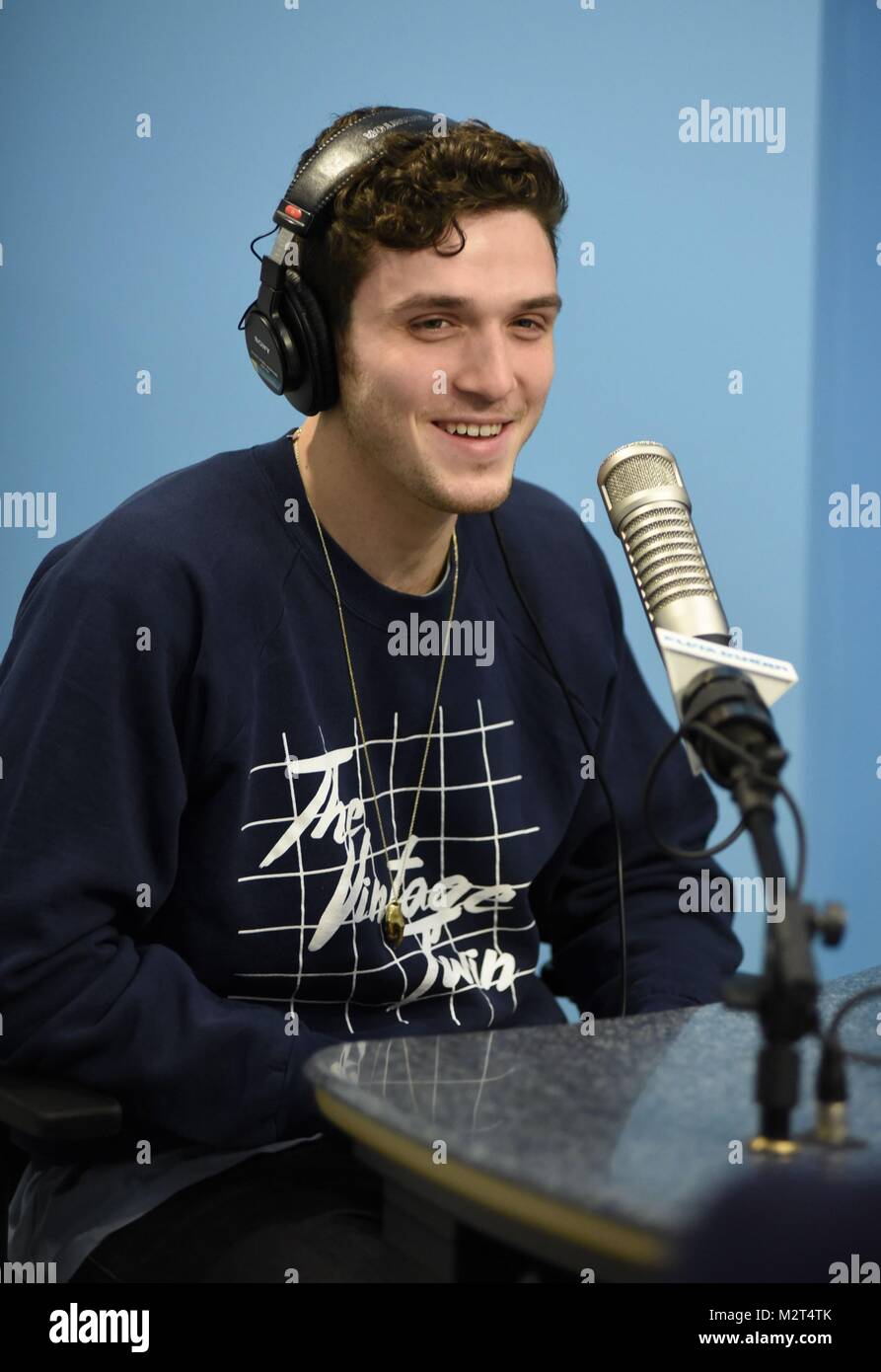 New York, NY, USA. 8th Feb, 2018. Lauv, aka Ari Staprans Lef inside for ...