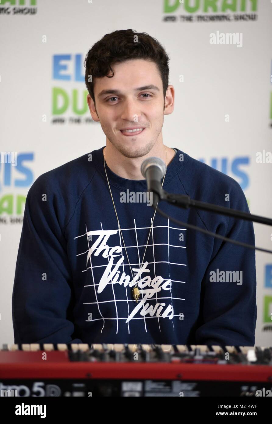 New York, NY, USA. 8th Feb, 2018. Lauv, aka Ari Staprans Lef inside for ...