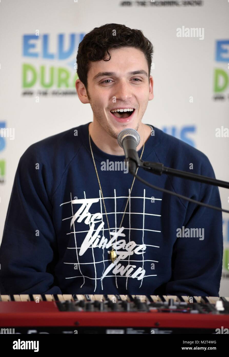 New York, NY, USA. 8th Feb, 2018. Lauv, aka Ari Staprans Lef inside for ...