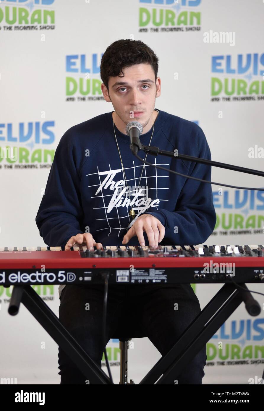 New York, NY, USA. 8th Feb, 2018. Lauv, aka Ari Staprans Lef inside for ...