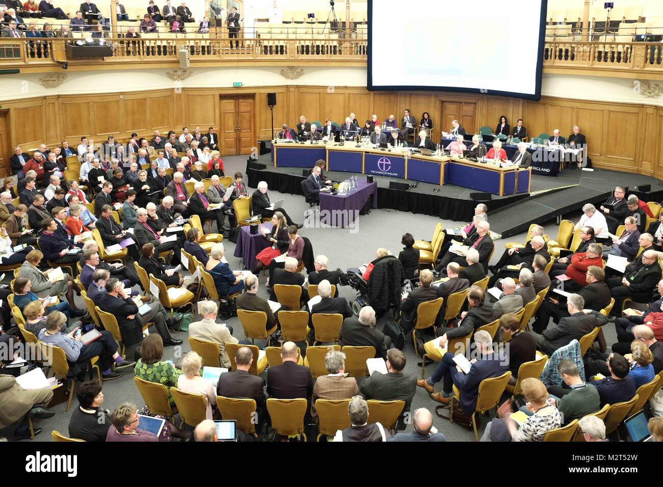 London 8th Feb 2018. The Church of England Synod opens at Church House ...