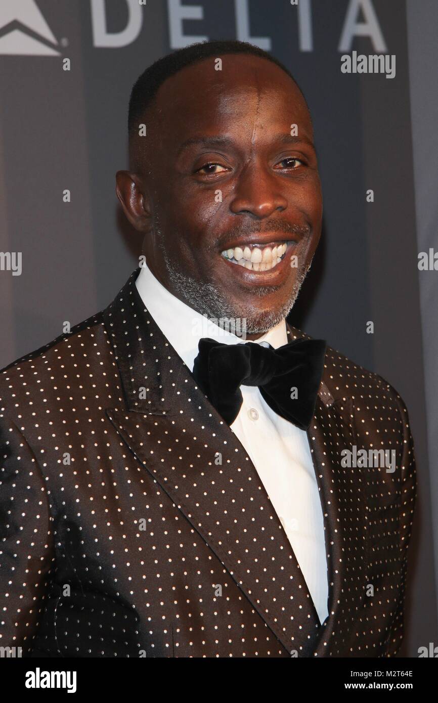 New York, NY, USA. 7th Feb, 2018. Michael Kenneth Williams at the 2018 ...