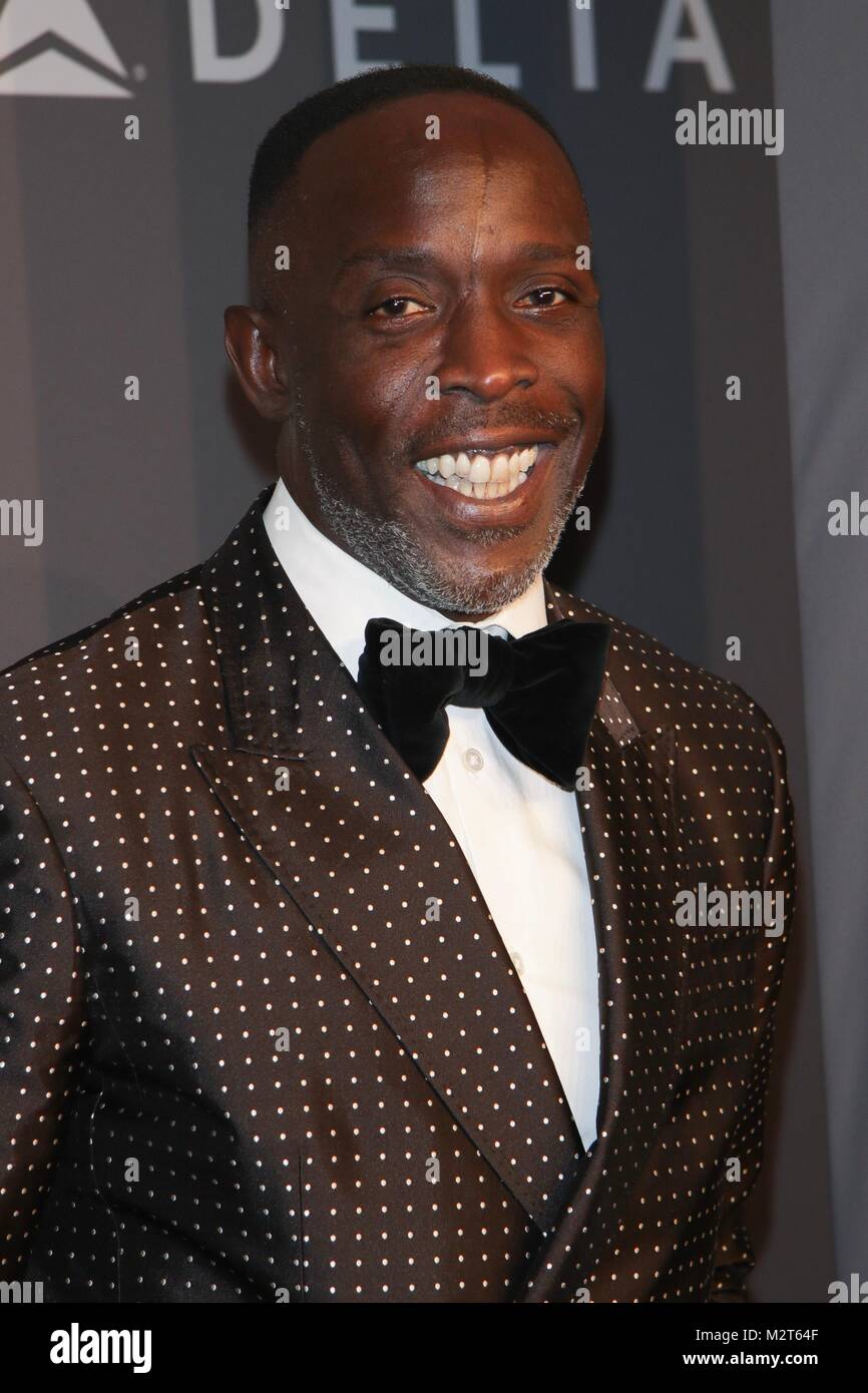 New York, NY, USA. 7th Feb, 2018. Michael Kenneth Williams at the 2018 ...