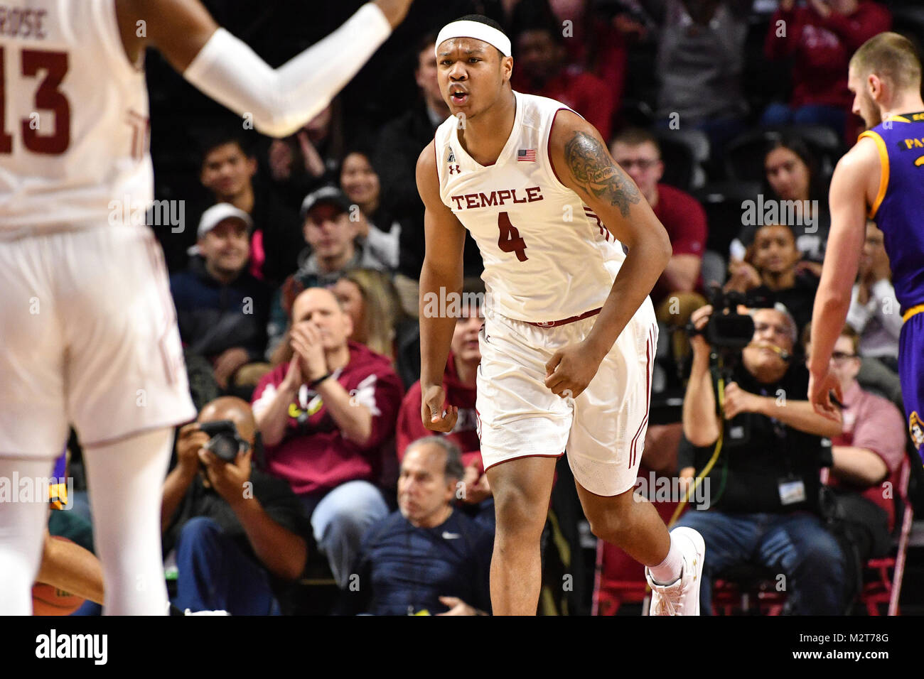 February 7, 2018 - Philadelphia, Pennsylvania, U.S - Temple Owls ...