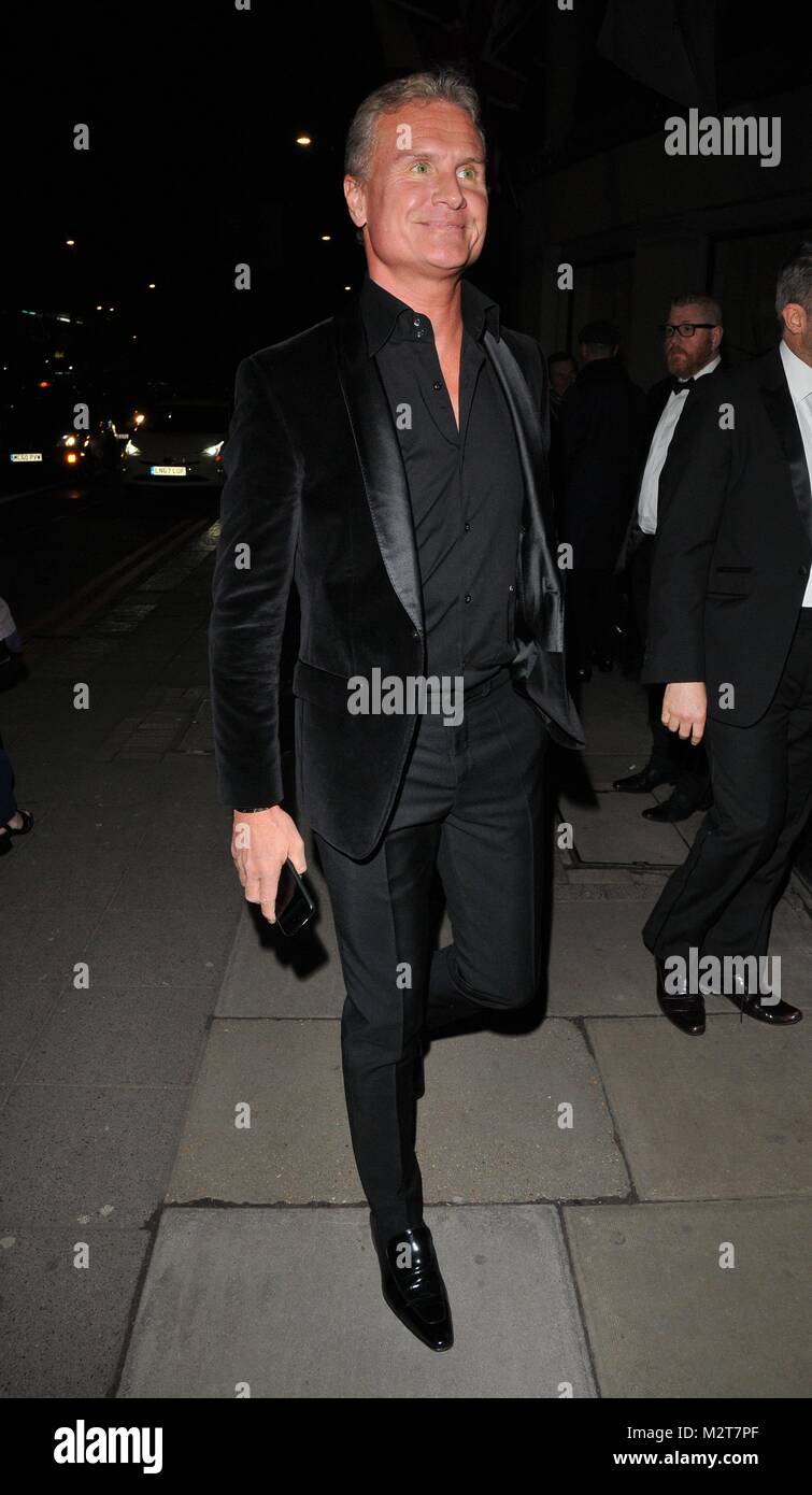 London,UK. David Coulthard at the Broadcast Awards 2018, Grosvenor ...