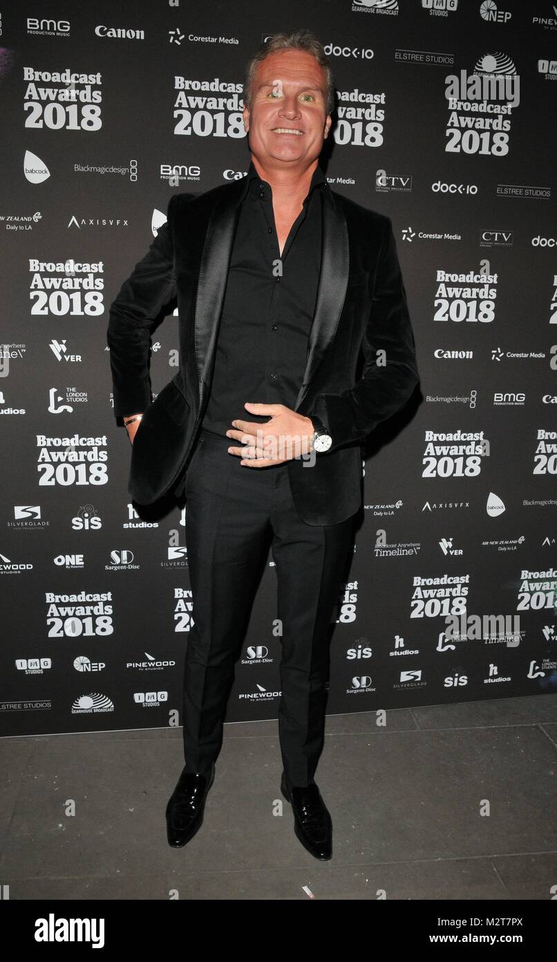 London,UK. David Coulthard at the Broadcast Awards 2018, Grosvenor ...
