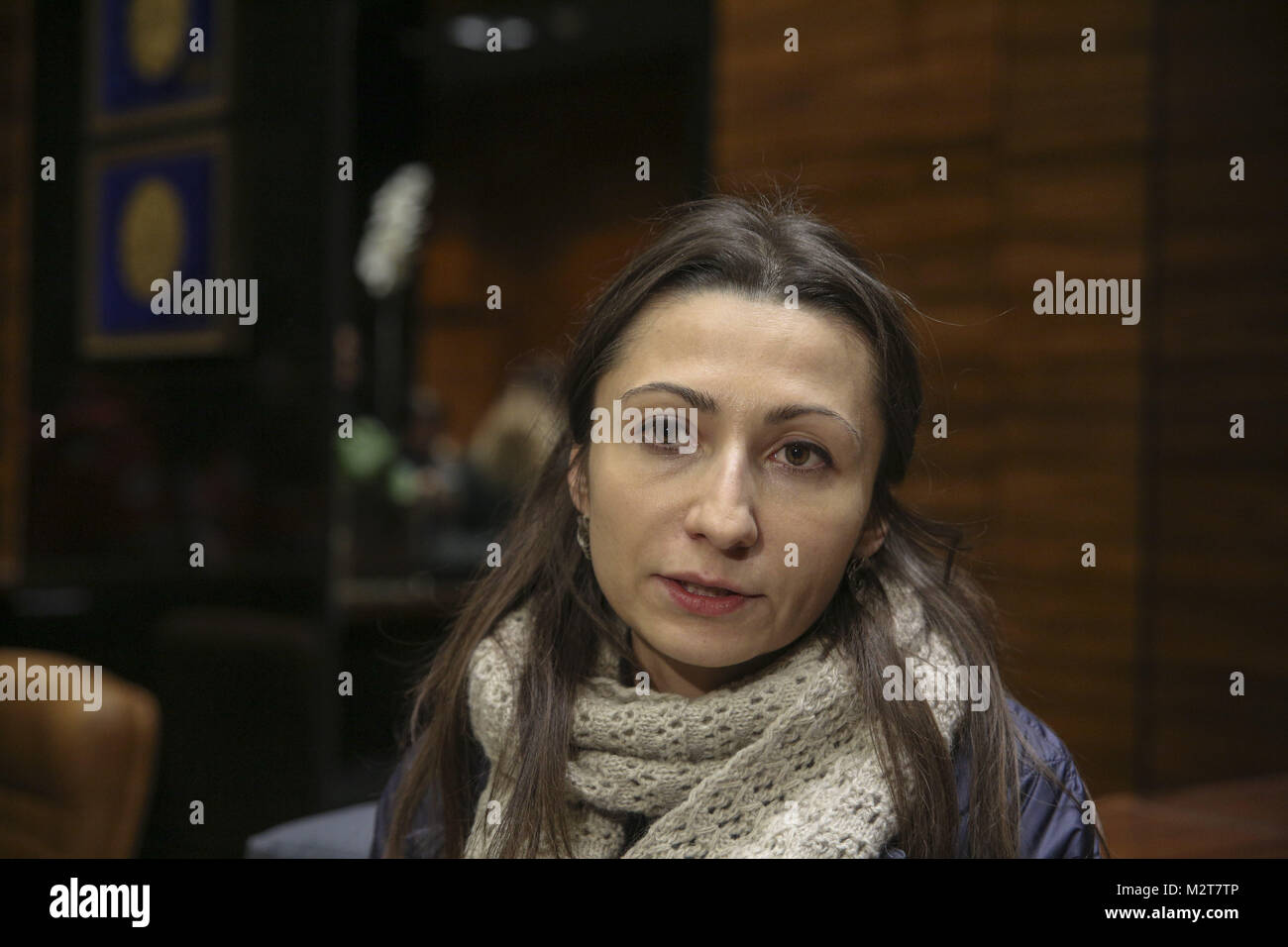 Kyiv, Ukraine. February 8, 2018 - Newspaper ''Vesti'' editor-in-chief ...