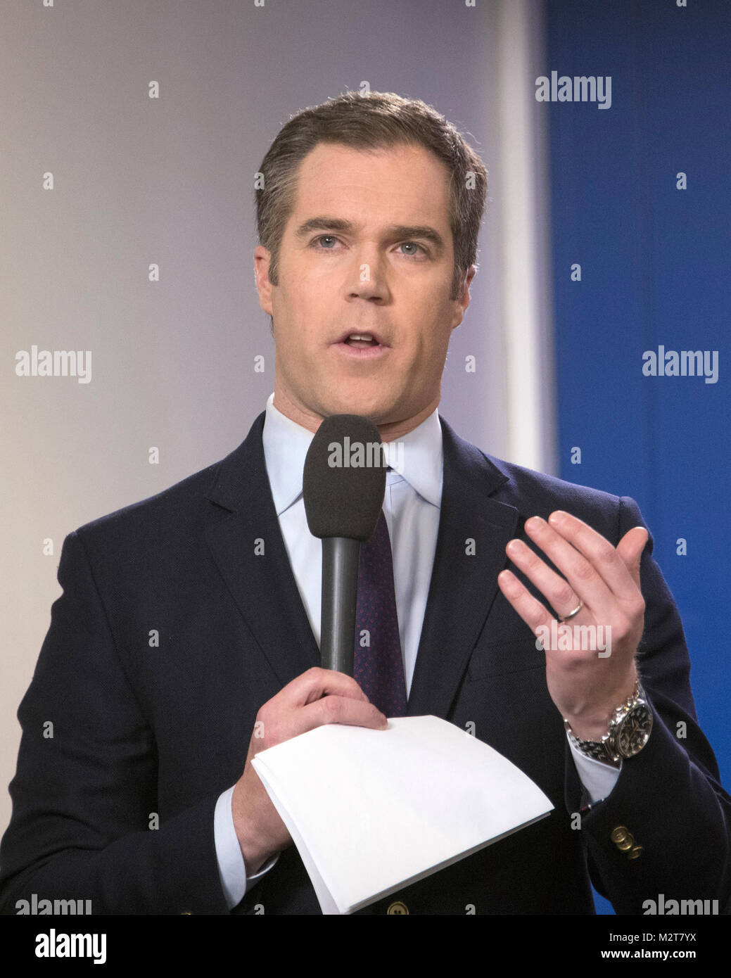 Washington DC, USA. 8th February, 2018. NBC News White House ...