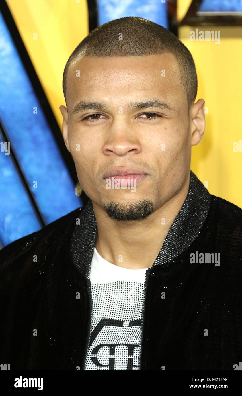 London, UK. 8th February, 2018. Chris Eubank Jr, Black Panther ...