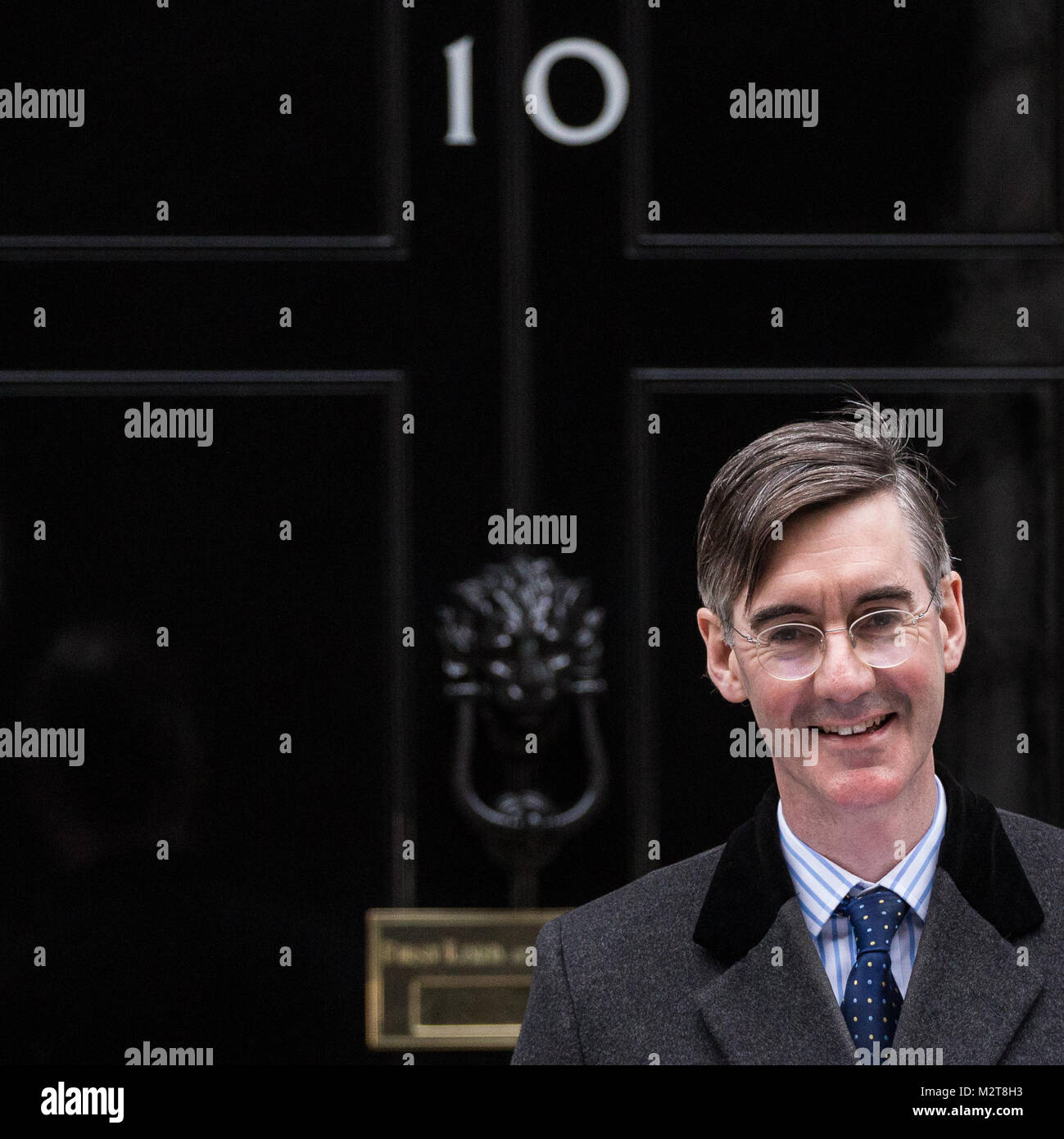 London, UK. 8th February, 2018. Jacob Rees-Mogg, Conservative MP for ...