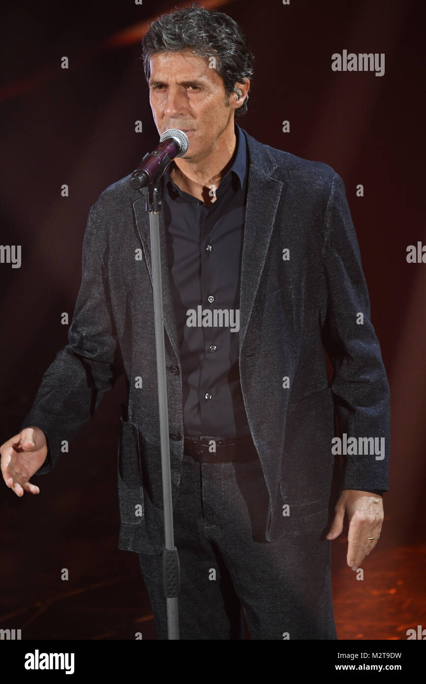 Sanremo. 68th Festival of the Italian Song. Third evening. In the photo ...