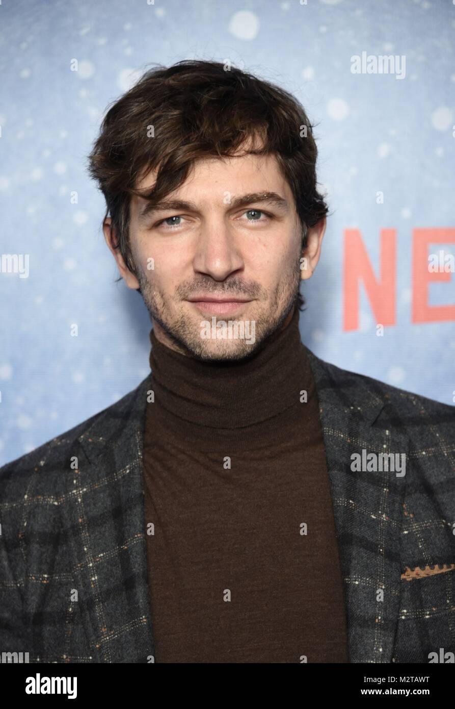 New York, NY, USA. 8th Feb, 2018. Michiel Huisman at arrivals for ...