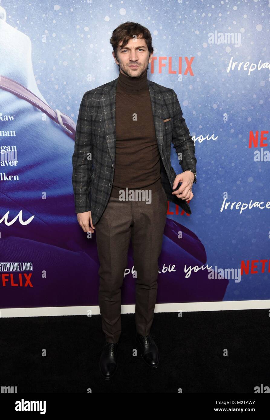 New York, NY, USA. 8th Feb, 2018. Michiel Huisman at arrivals for ...