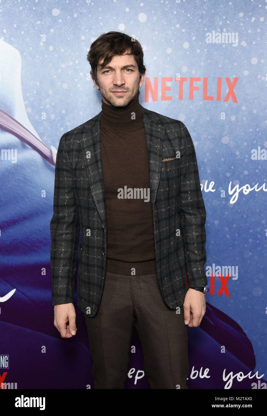 New York, NY, USA. 8th Feb, 2018. Michiel Huisman at arrivals for ...