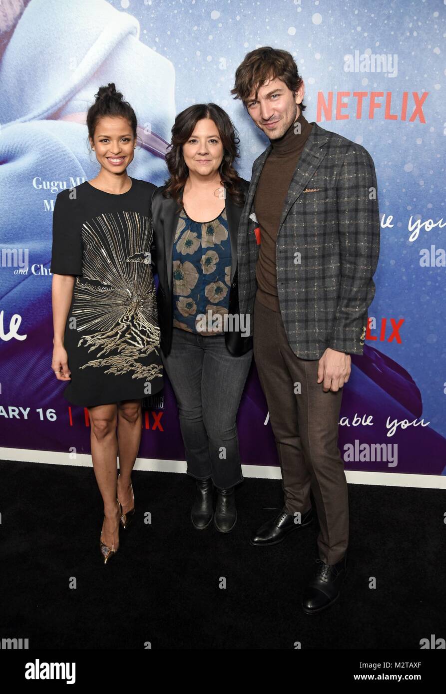 New York, NY, USA. 8th Feb, 2018. Gugu Mbatha-Raw, Stephanie Laing ...