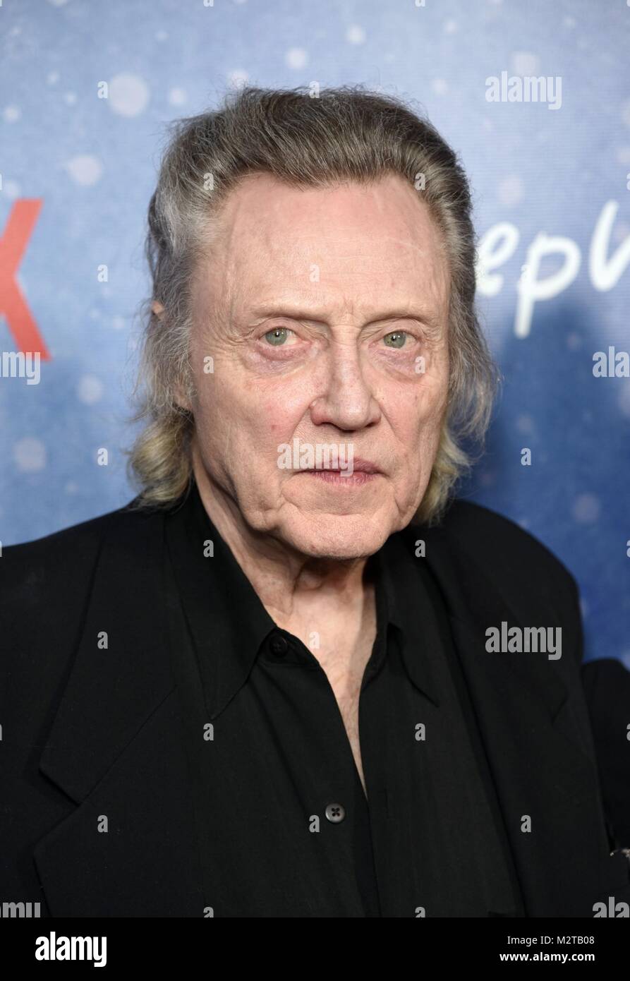 New York, NY, USA. 8th Feb, 2018. Christopher Walken at arrivals for ...