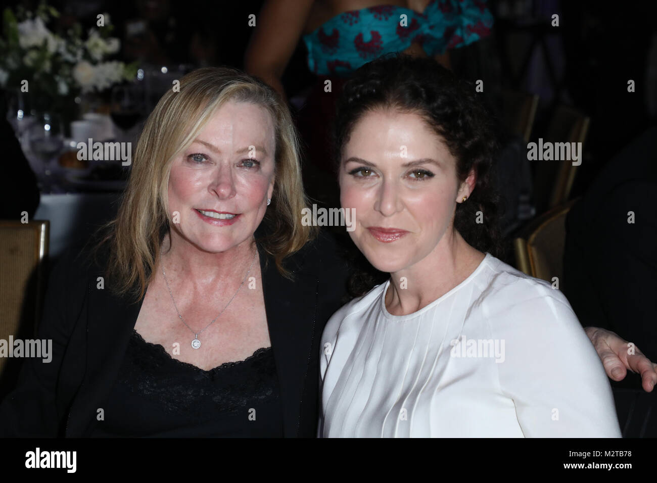 Los Angeles, California, USA. 7th February, 2018. Nancy Utley and ...