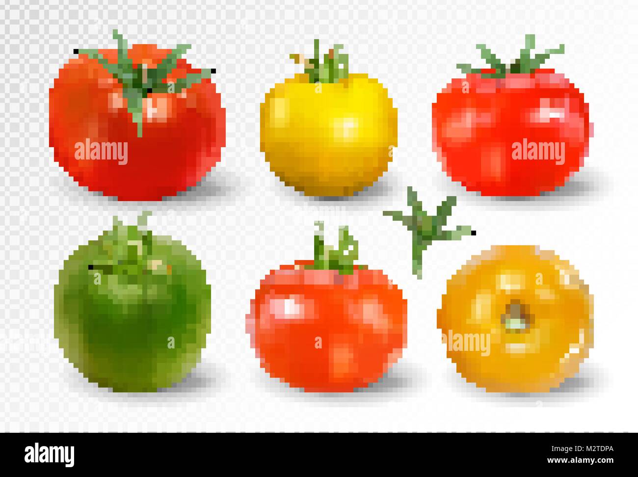 6 tomatoes Stock Vector Images - Alamy
