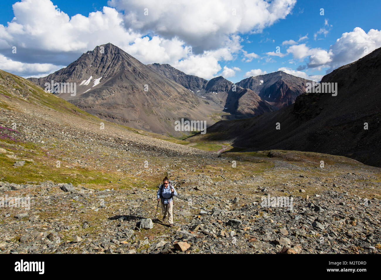Hiking Above the Aqueduct Stock Photo - Alamy