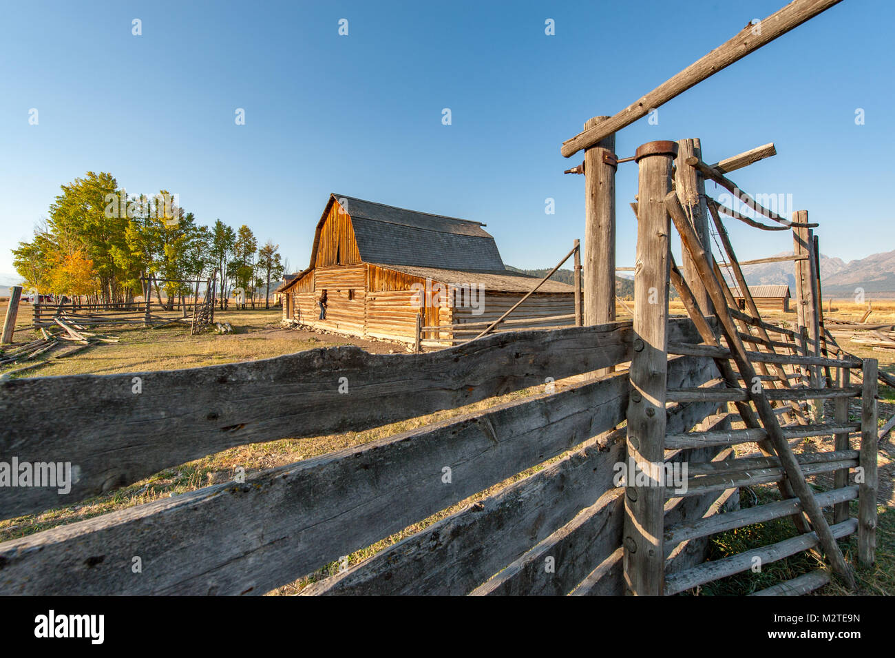 Moulton Barn, Jackson Hole Stock Photo - Alamy