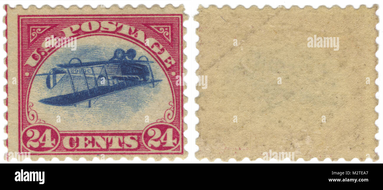 Inverted Jenny Stamp #6 Stock Photo - Alamy