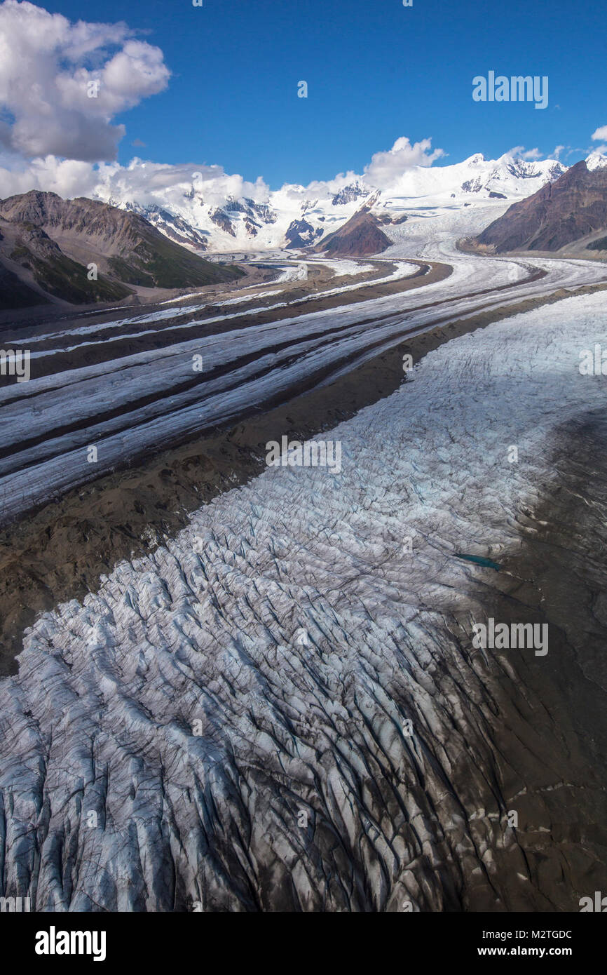 Kennicott glacier aerial hi-res stock photography and images - Alamy