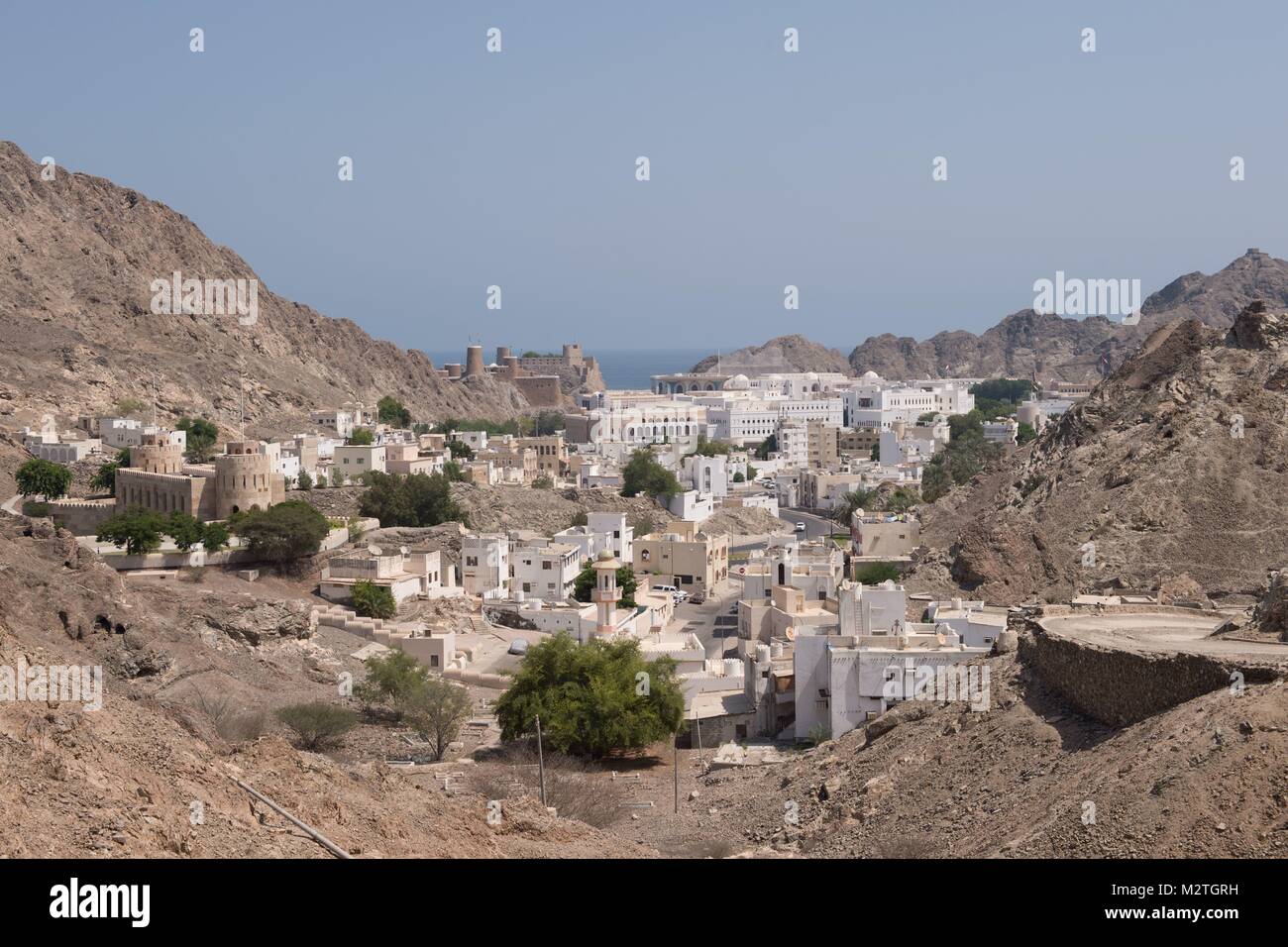 View of Old Muscat in Muscat, Oman, on 01.10.2017. | usage worldwide ...