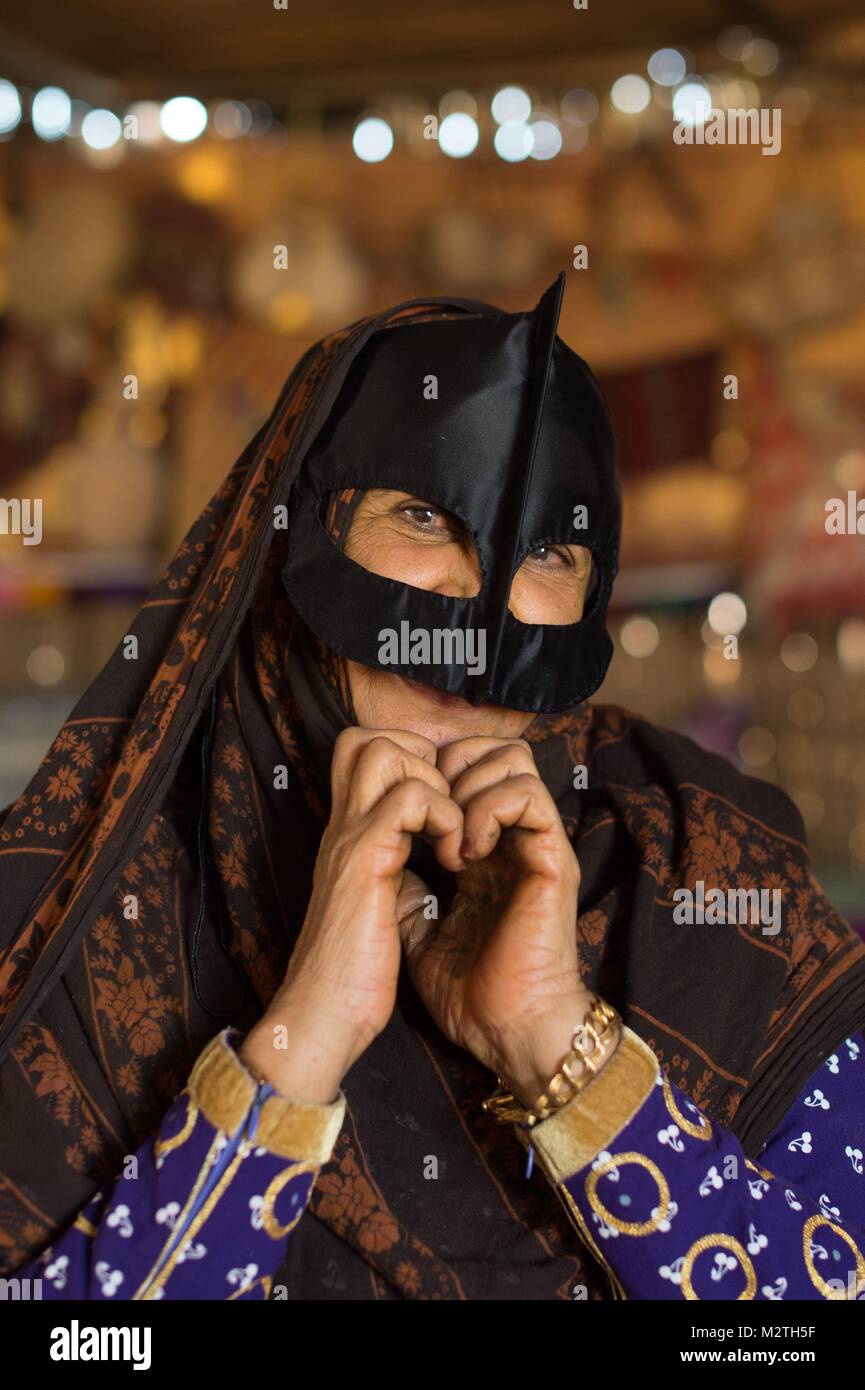 Bedouin woman wearing burqa hi-res stock photography and images - Alamy